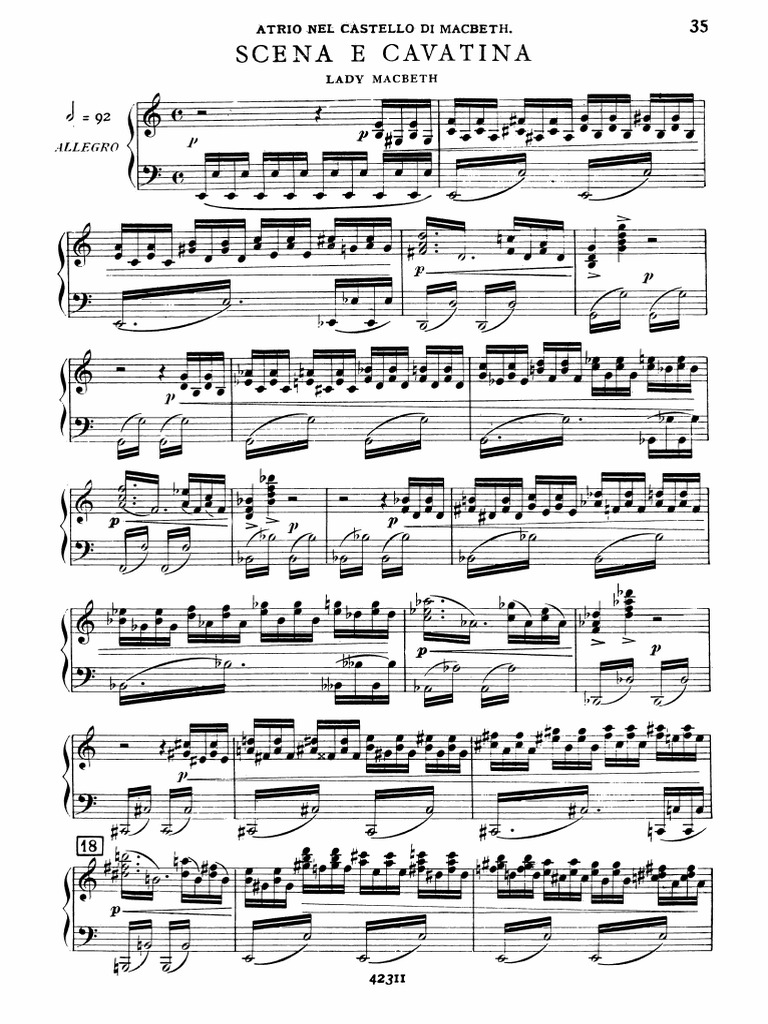 Verdi - Macbeth (Vocal Score) | PDF