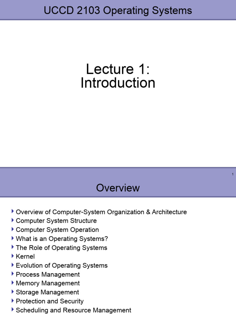 Lecture 1 Chap 1 2 Pdf Process Computing Multi Core Processor 5123