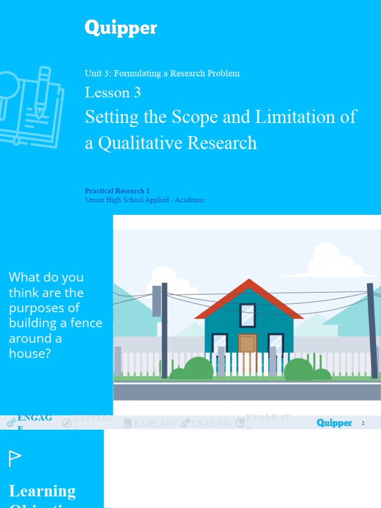 FINAL (PS) - PR1 11 - 12 - UNIT 3 - LESSON 3 - Setting The Scope and ...