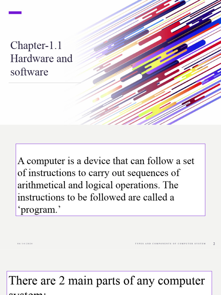 Chapter-1.1 Hardware and Software | PDF | Computer Hardware | Digital To Analog Converter