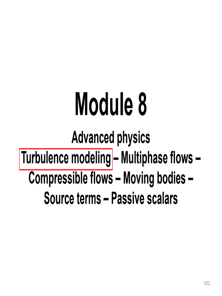09 Openfoam 5 - Turbulence | PDF
