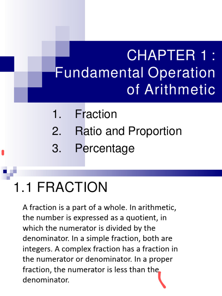 Fraction 1 | PDF | Ratio | Mathematical Notation