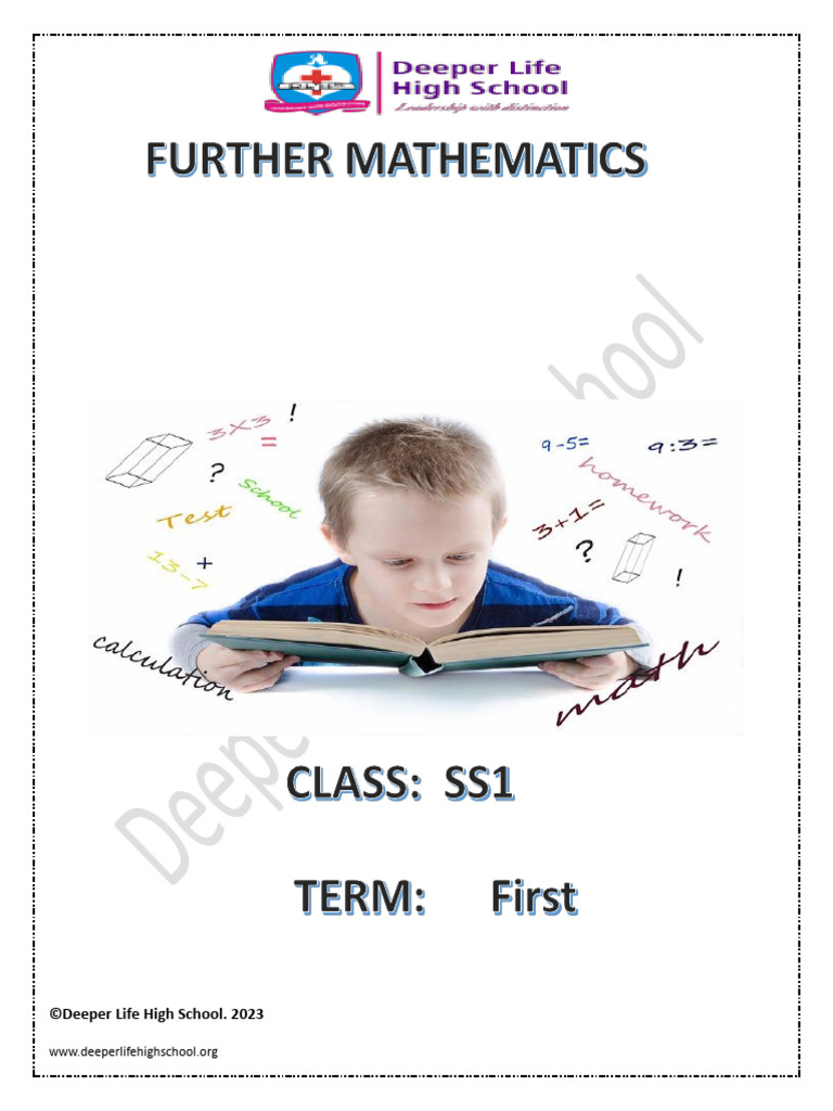 Ss1 Further Maths E-Note 1st Term New | Download Free PDF | Set ...