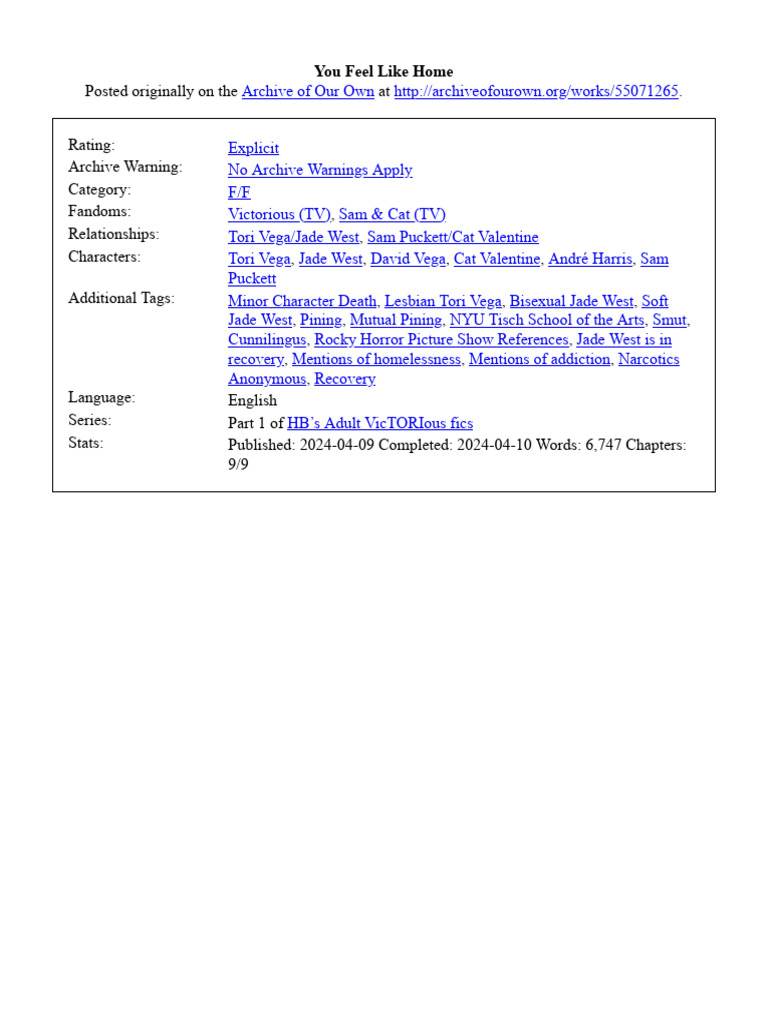 You_Feel_Like_Home | PDF