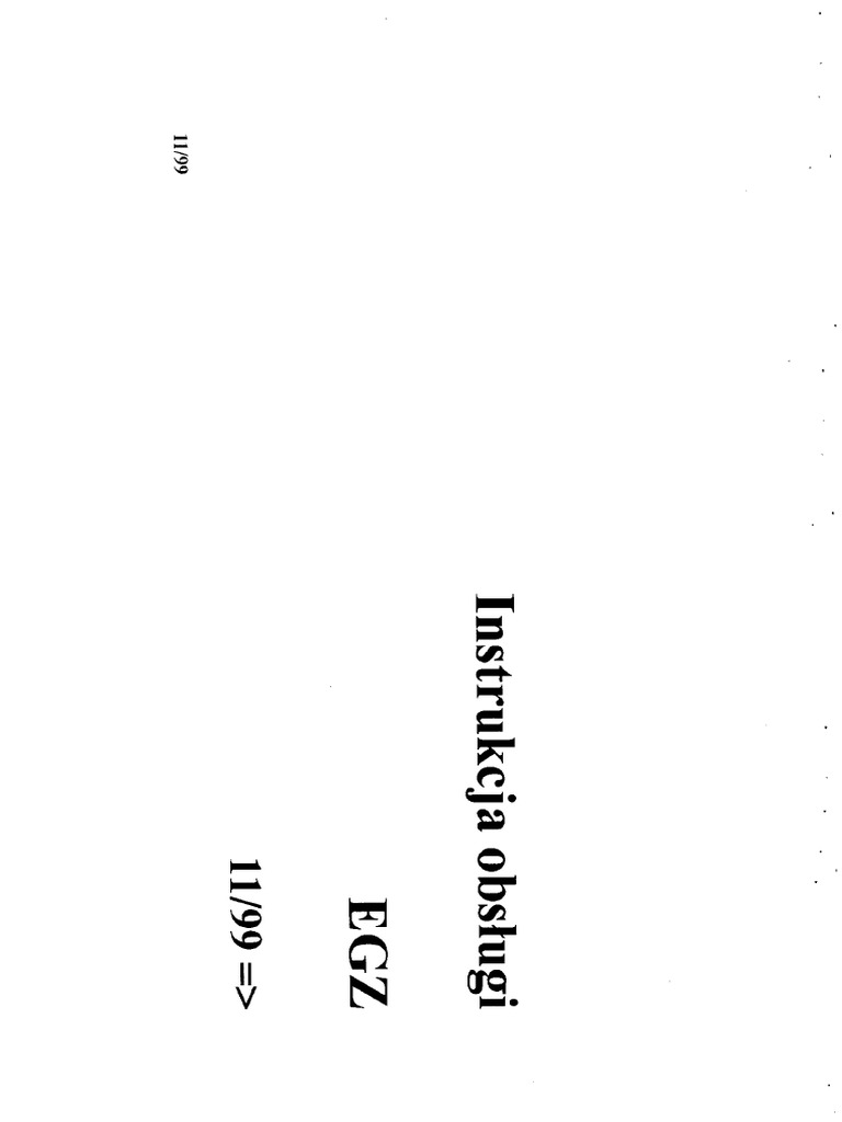 EGZ Instrukcja Obsługi 11,99 | PDF