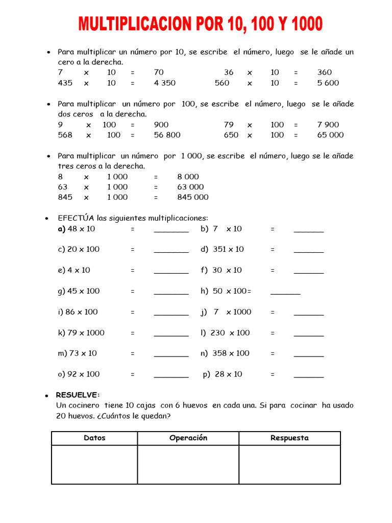 Multiplicacion-por-10-100-y-1000-Primaria | PDF