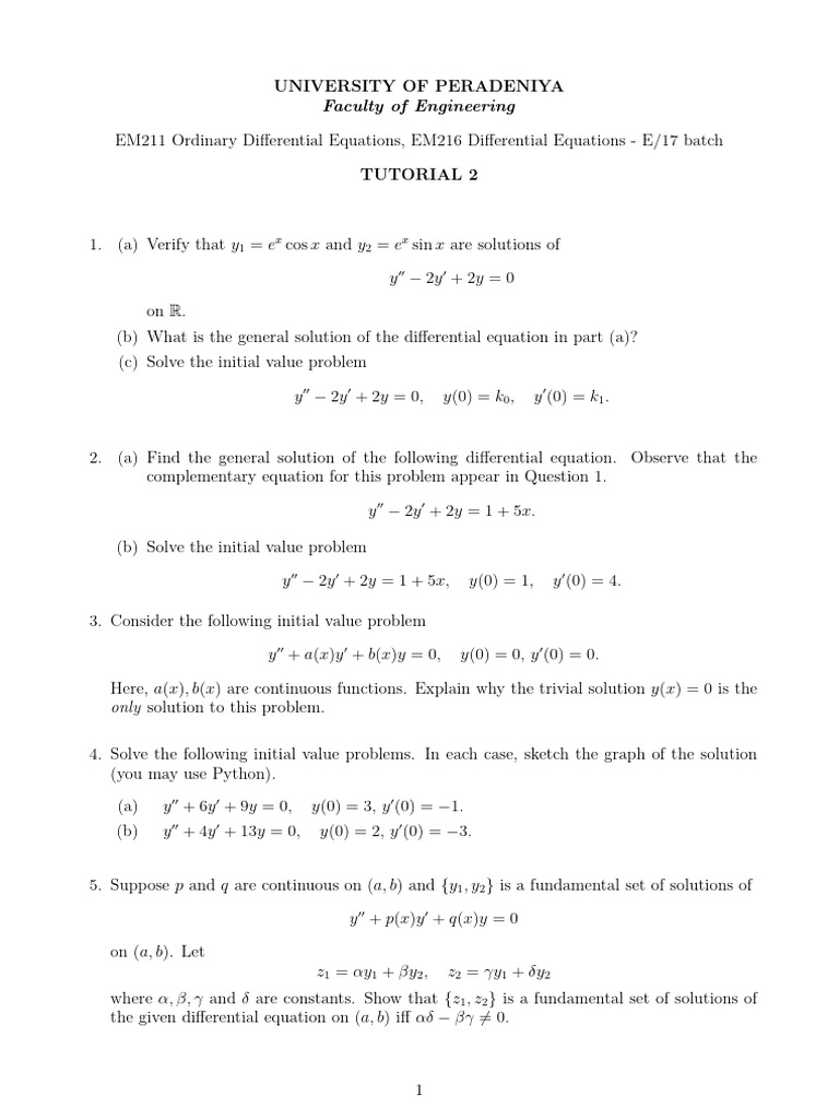 Tute 2 | PDF | Electrical Engineering | Electricity