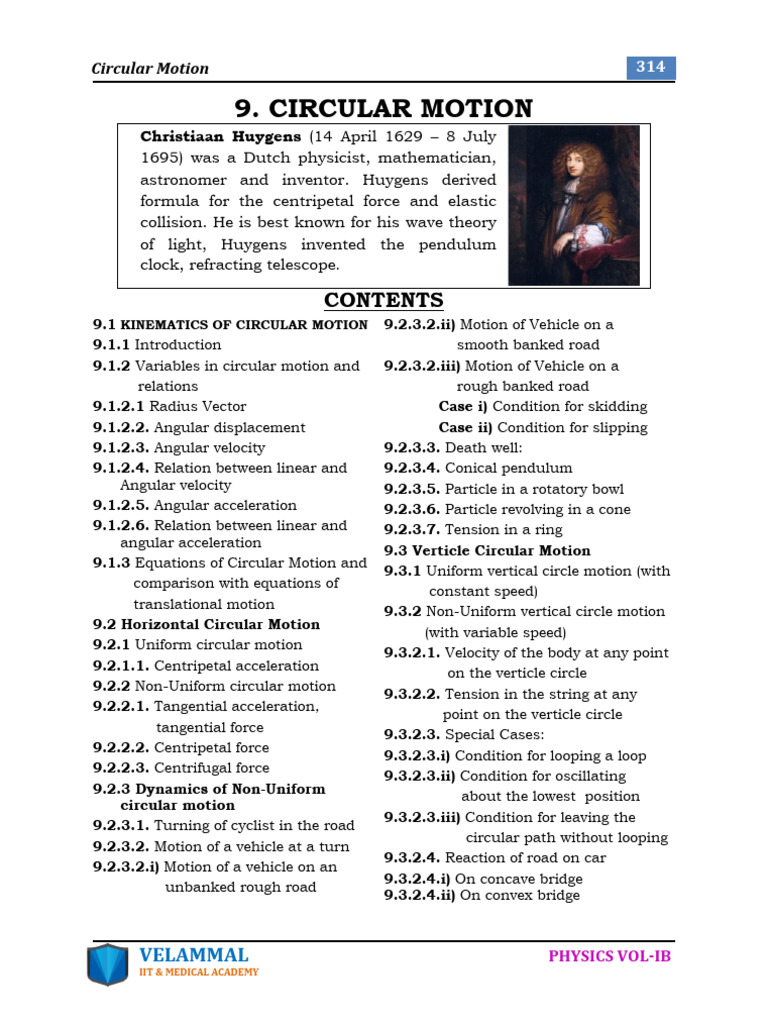 5 Circular Motion Theory Final | PDF | Acceleration | Rotation Around A Fixed Axis