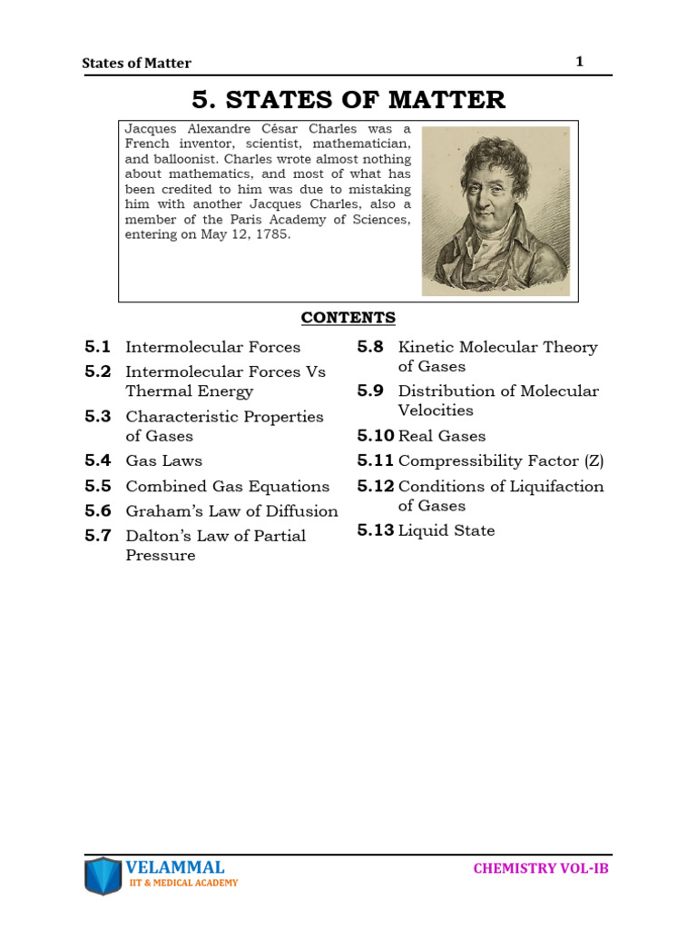 Understanding States of Matter | PDF | Intermolecular Force | Gases