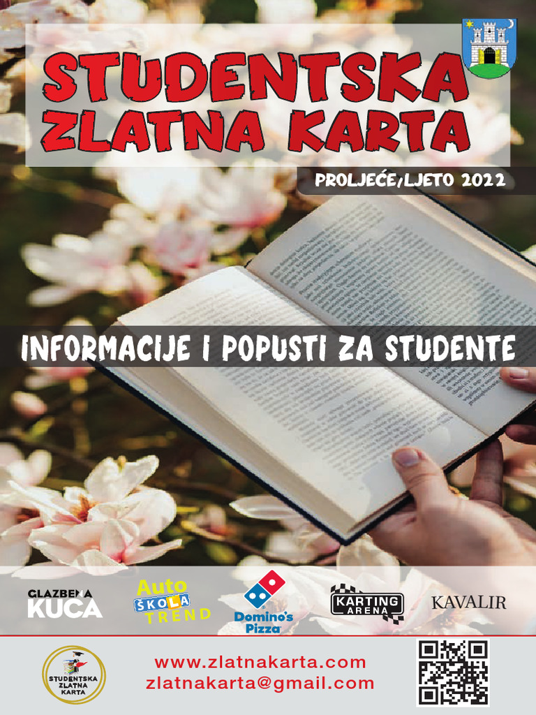 Studentska Zlatna Karta 2022 Proljece | PDF