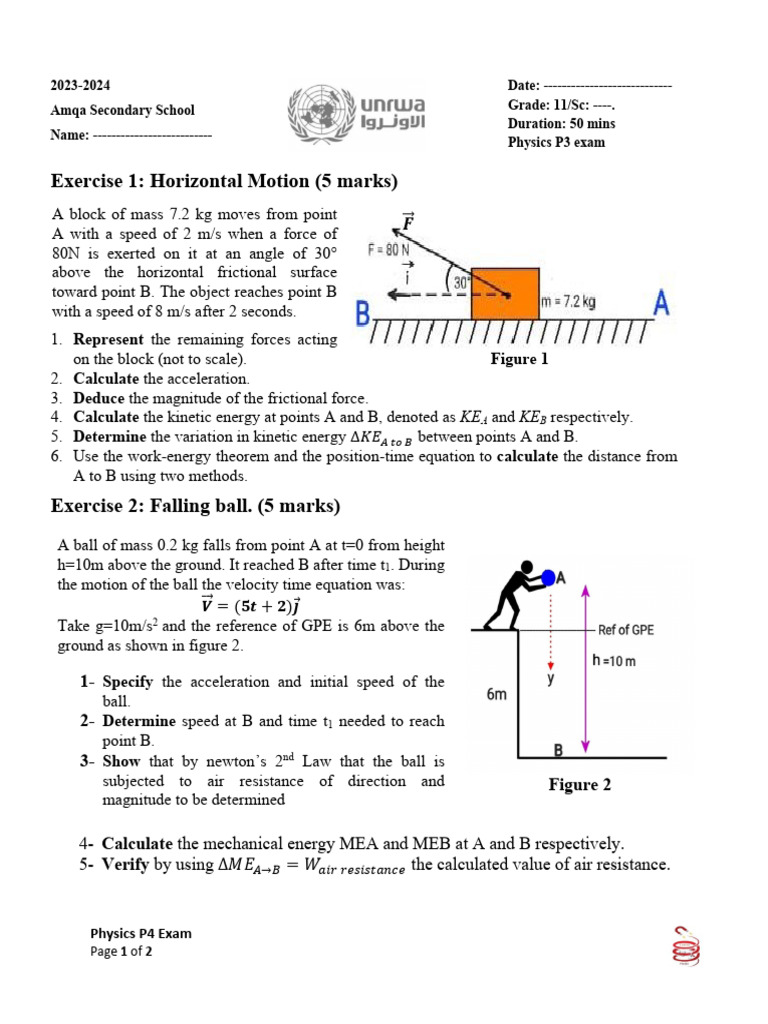 Grade 11sc P4 physics | PDF | Force | Physical Quantities