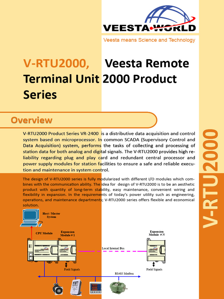 V-RTU2000 - VR-2400 Catalogue | PDF | Input/Output | Telecommunications