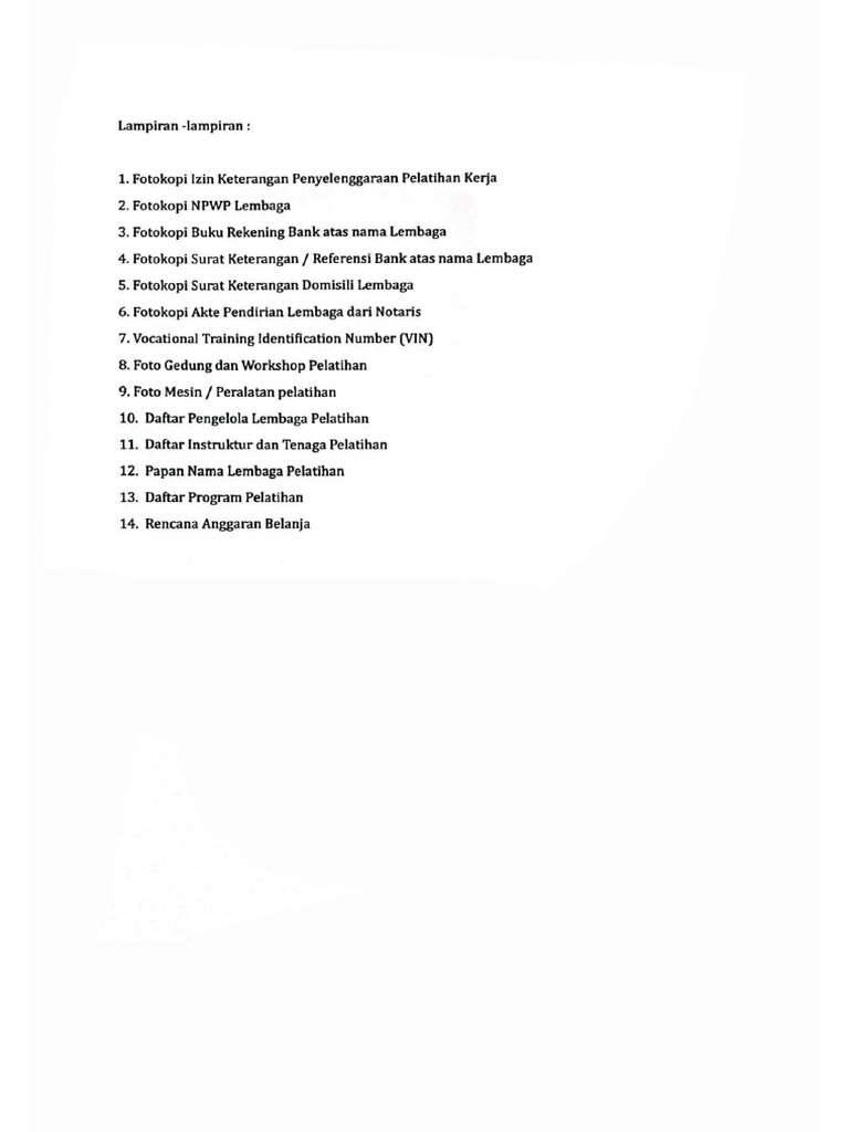 Lampiran Proposal | PDF