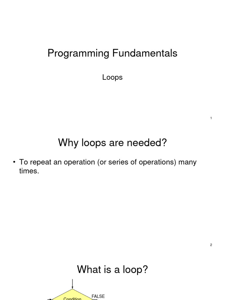 BULMS 03 PF Loops 16042024 104024am | PDF | Control Flow | Computer ...