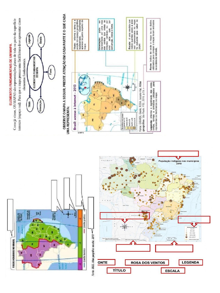 Elementos de Um Mapa Imagem | PDF