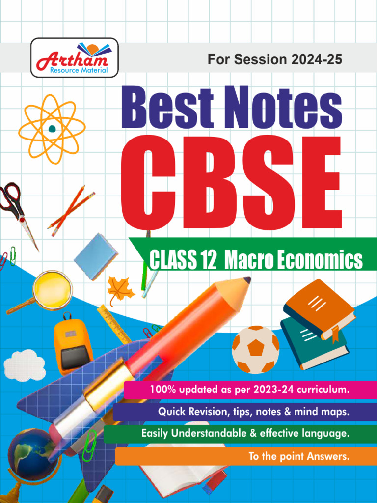 Class 12 Macro Economics 2024-25 Notes Chapter - 1 Introduction To ...