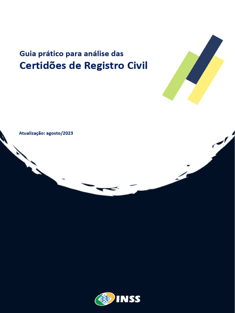 CERTIDÕES DE REGISTRO CIVIL pt1152DIRBEN-INSSanexoI | PDF | Certidão de ...