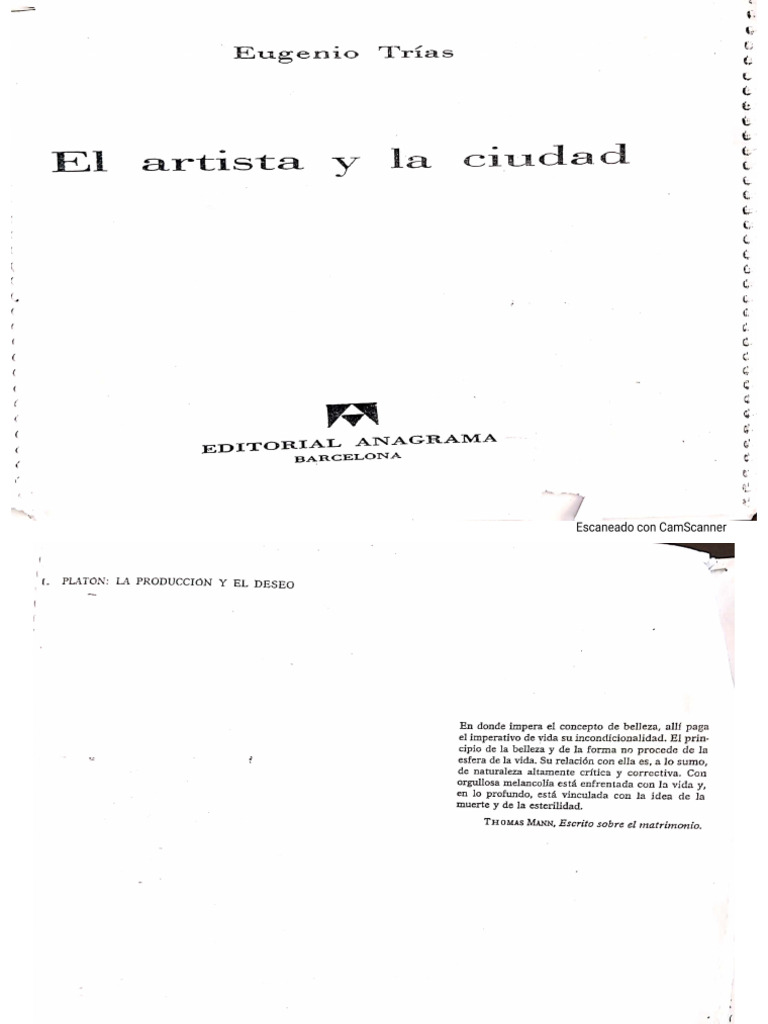 El artista y la ciudad (1) | PDF