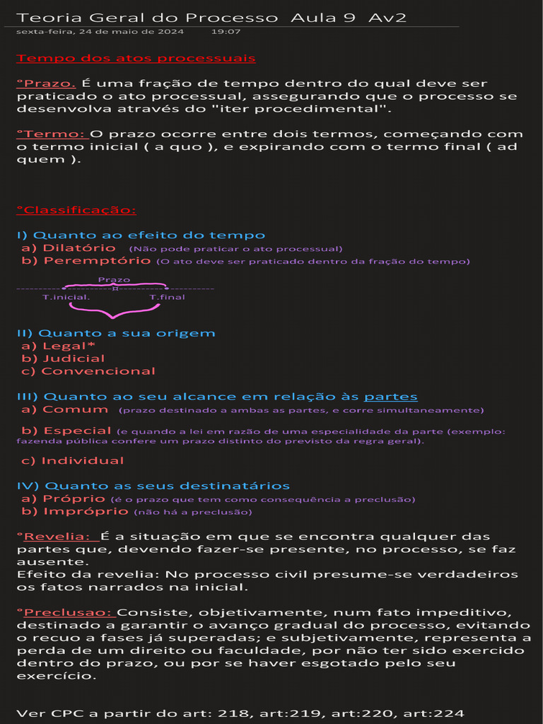 Teoria Geral Do Processo Aula 1 Pdf