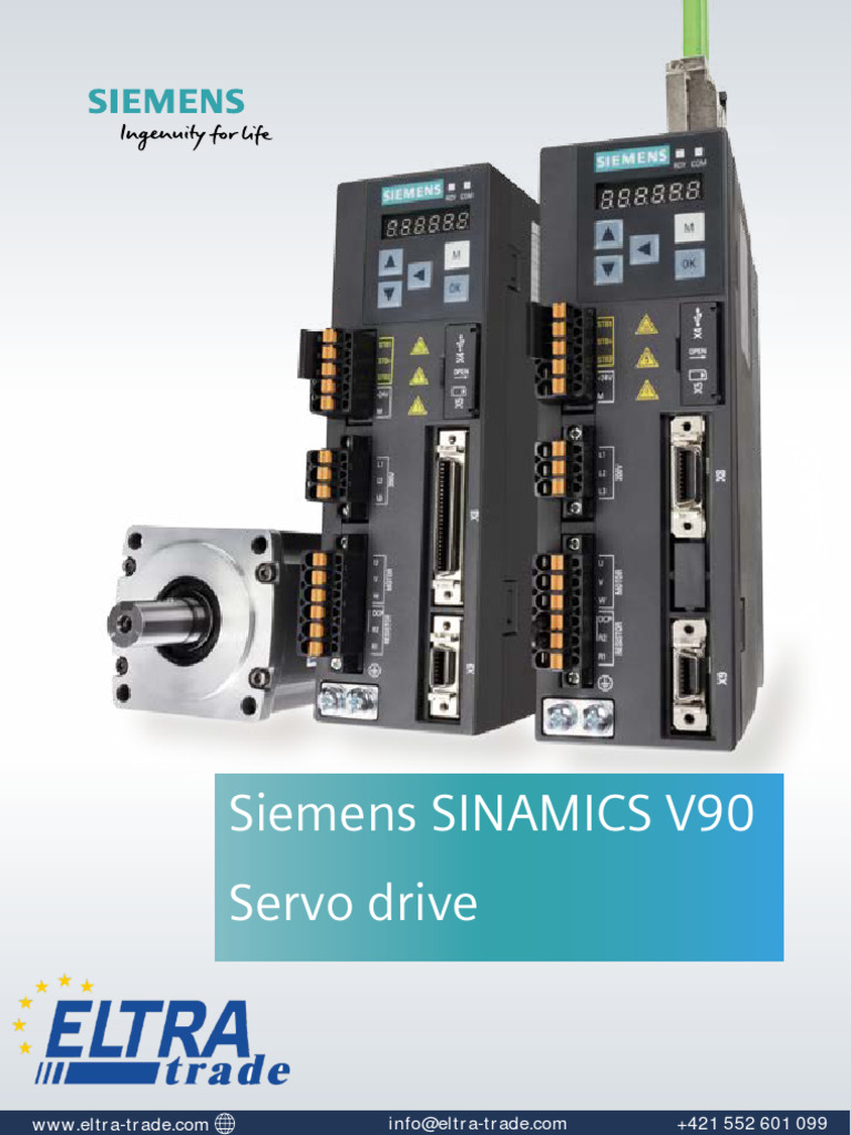 SINAMICS V90 Servo Drive Overview | PDF | Programmable Logic Controller ...