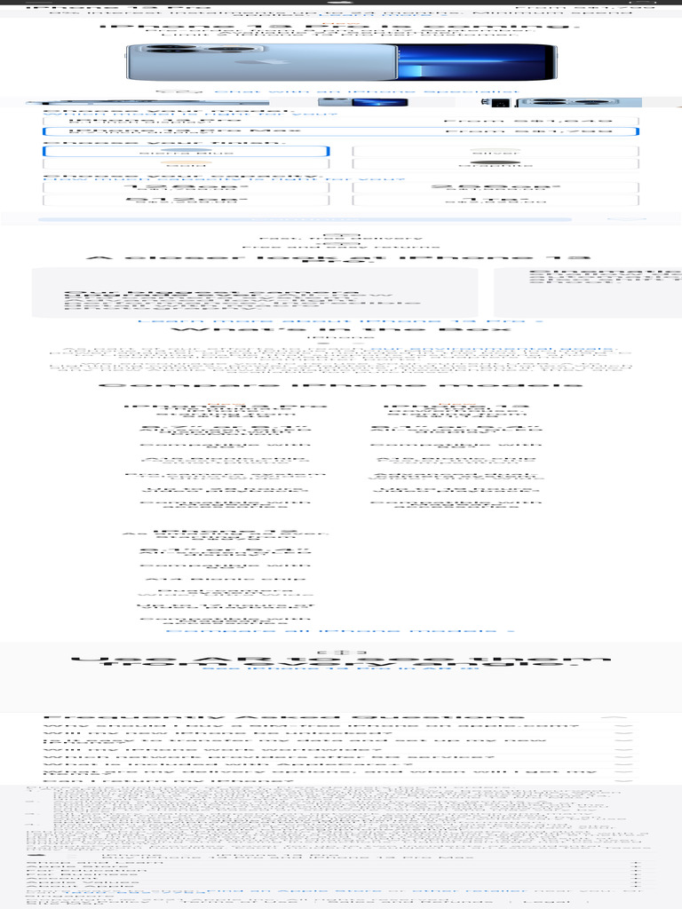 Buy Iphone 13 Pro and Iphone 13 Pro Max - Apple (SG) | PDF | I Phone ...
