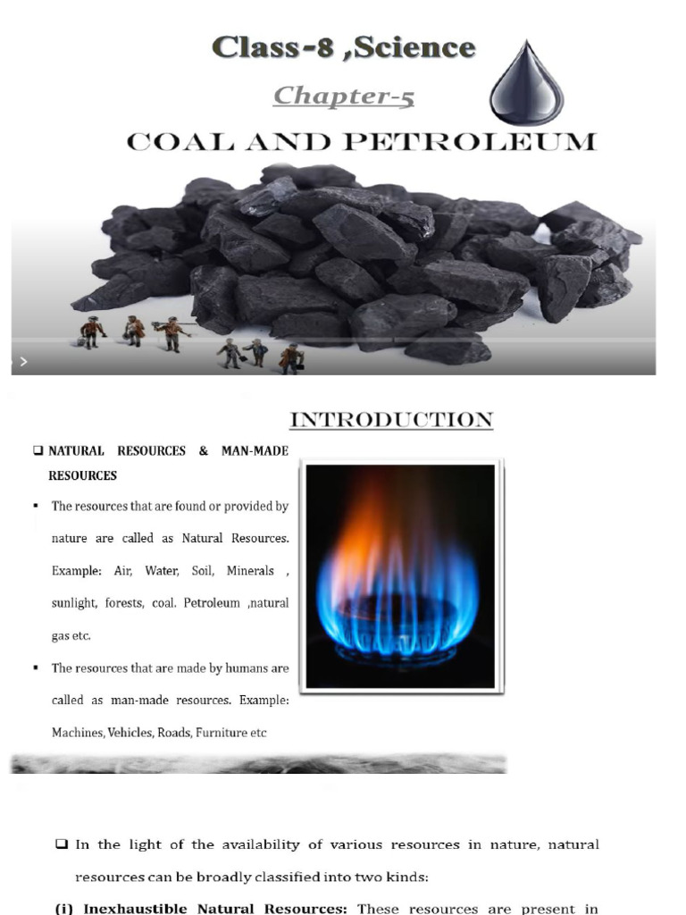 Coal and Petroleum Class 8th | PDF | Coal | Fuels