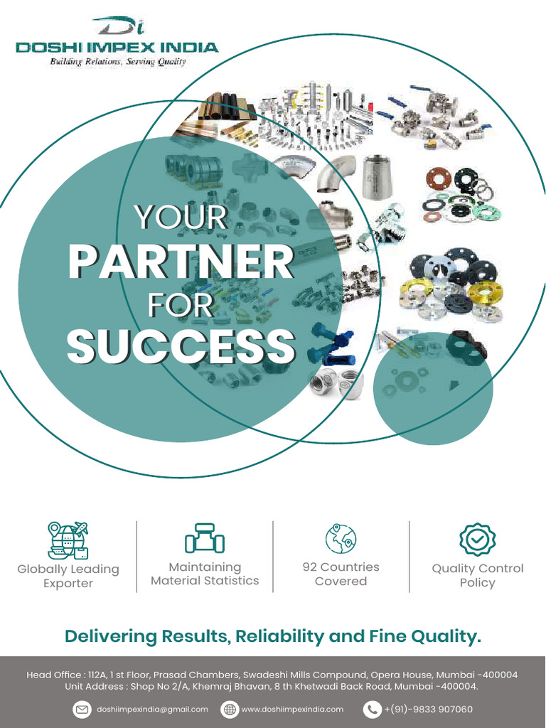 Catalogue Doshi Impex (India) | PDF | Screw | Pipe (Fluid Conveyance)