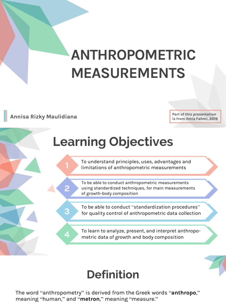 Anthropometric Measurement - Height - NA 220221 | PDF | Anthropometry ...