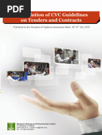 CVC Tender Guideline | PDF | Procurement