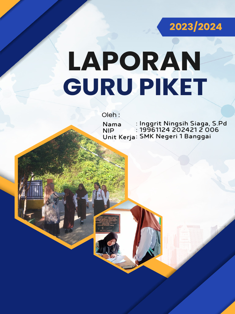 CONTOH LAPORAN GURU PIKET | PDF