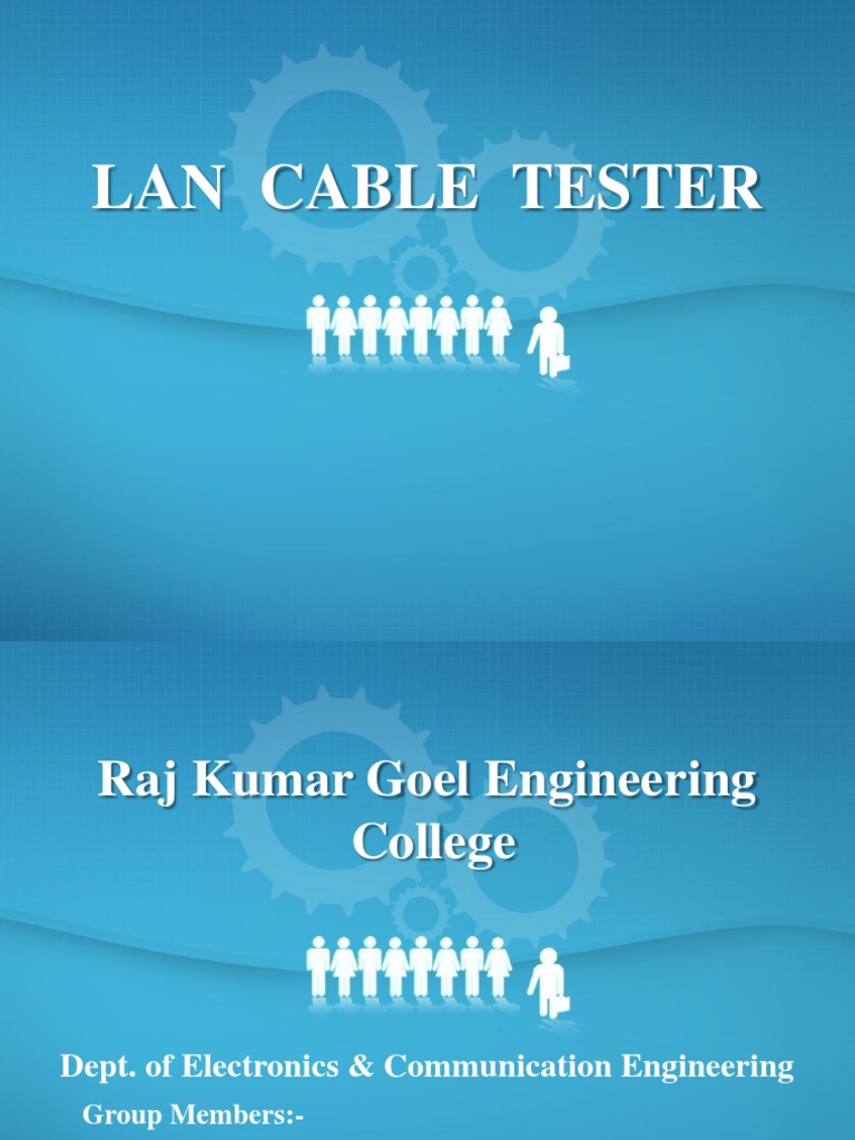 Lan Cable Tester (Presentation) | PDF | Capacitor | Electricity