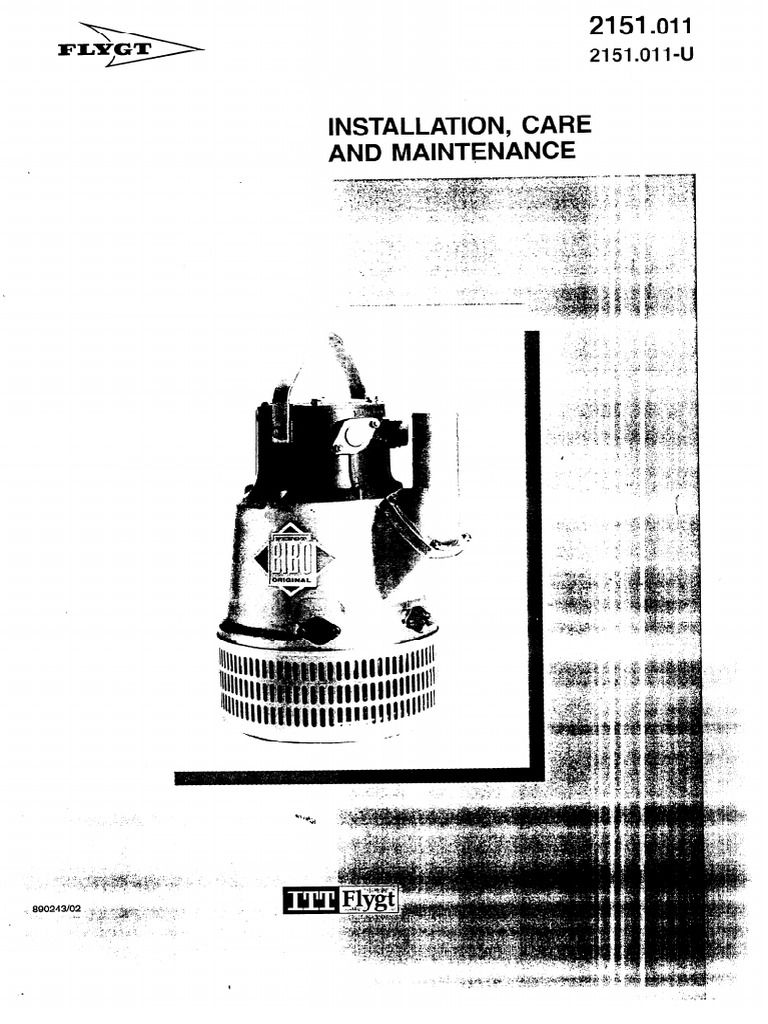 Manual Curvas bomba FLYGT 2151 LT | PDF