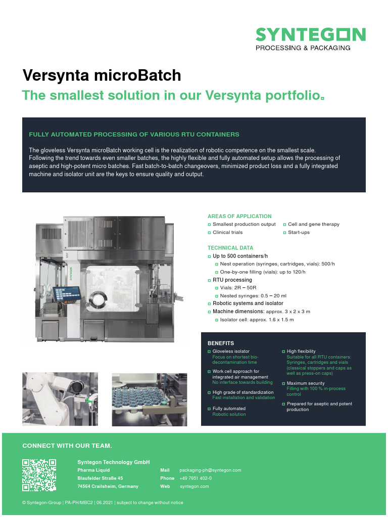 Syntegon_Flyer_microBatch | PDF | Computing