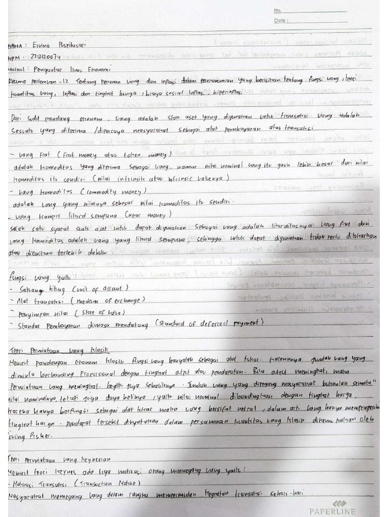 Resume 12 - Ervina | PDF