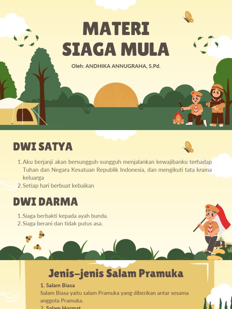 Materi Siaga Mula | PDF