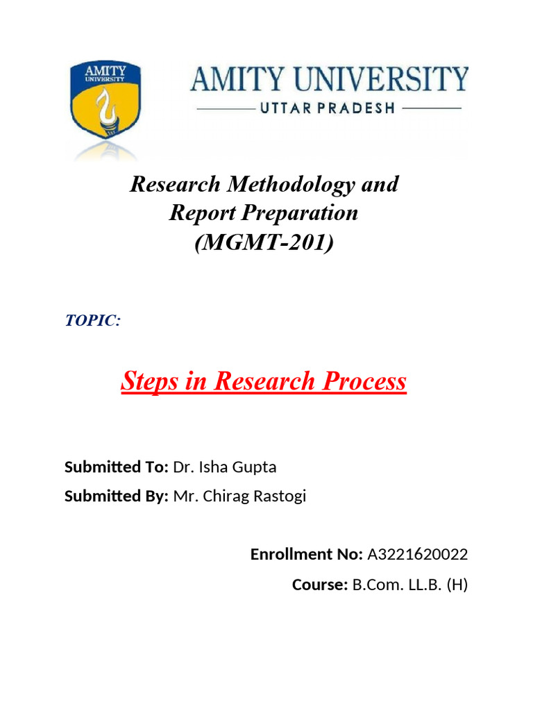 Research Process MGMT 201 Psda | PDF | Hypothesis | Methodology