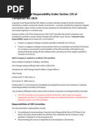 CSR Activities Under Schedule VII | PDF