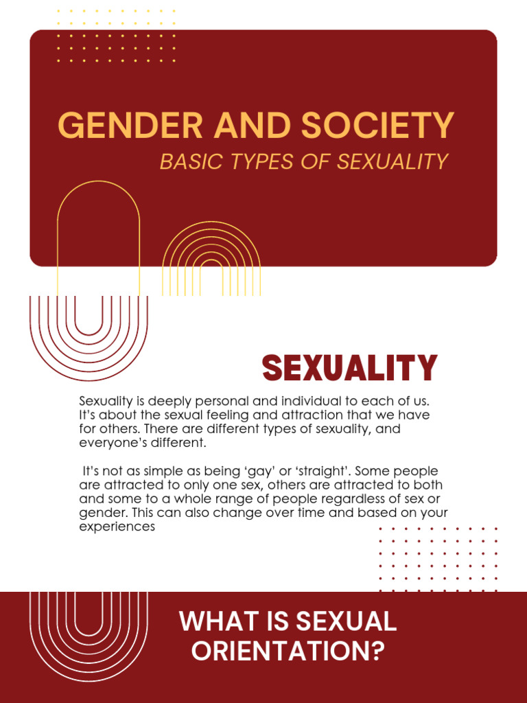 Basic Types of Sexuality - GS | PDF | Butch And Femme | Sexual Orientation