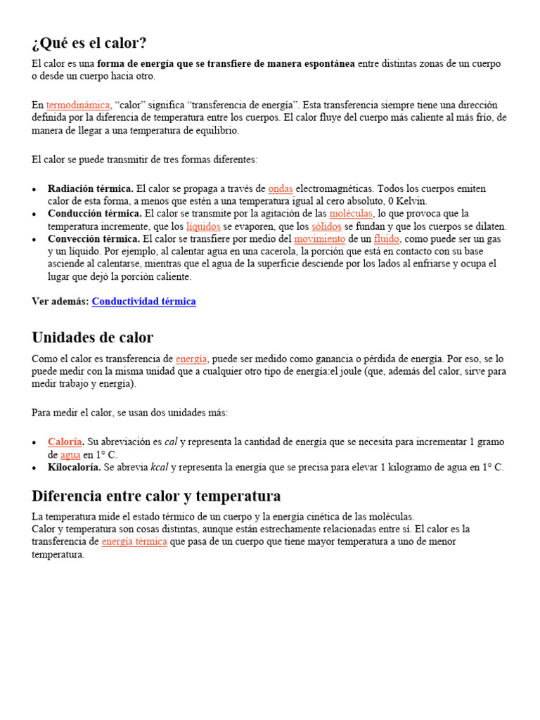 Calor y Efecto Invernadero Explicados | PDF | Gases de efecto ...