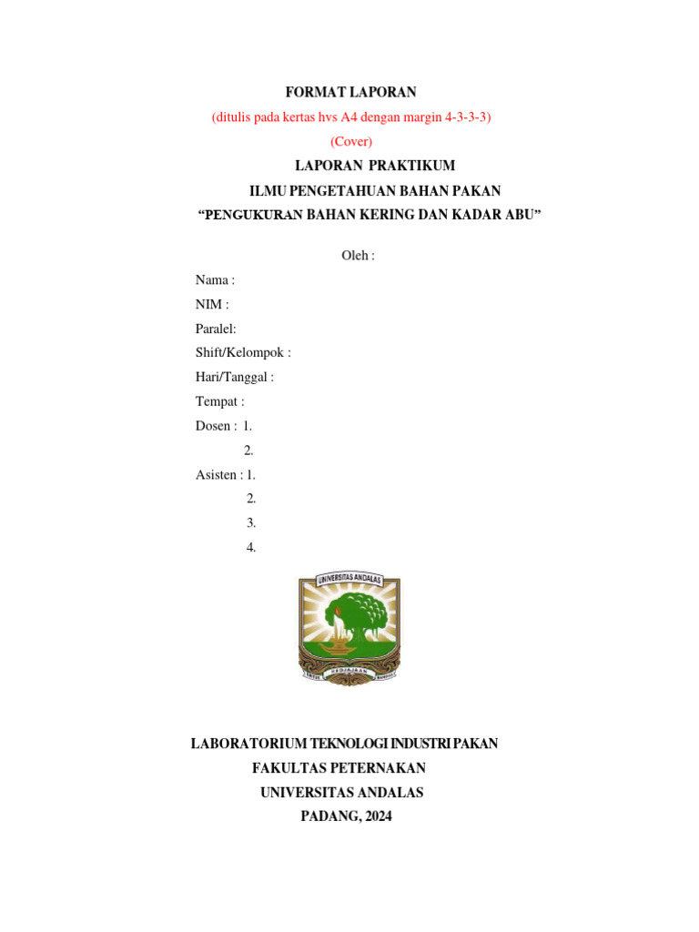 Format Laporan Ipbp | PDF
