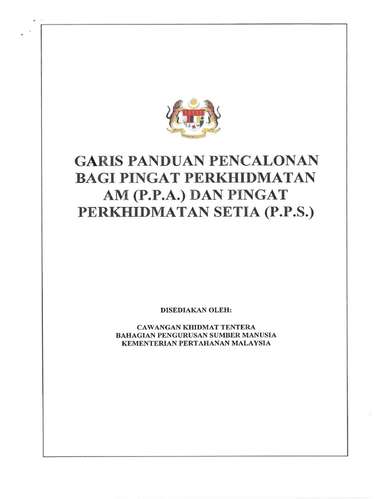 Garis Panduan PPA PPS - 230208 - 144422 | PDF
