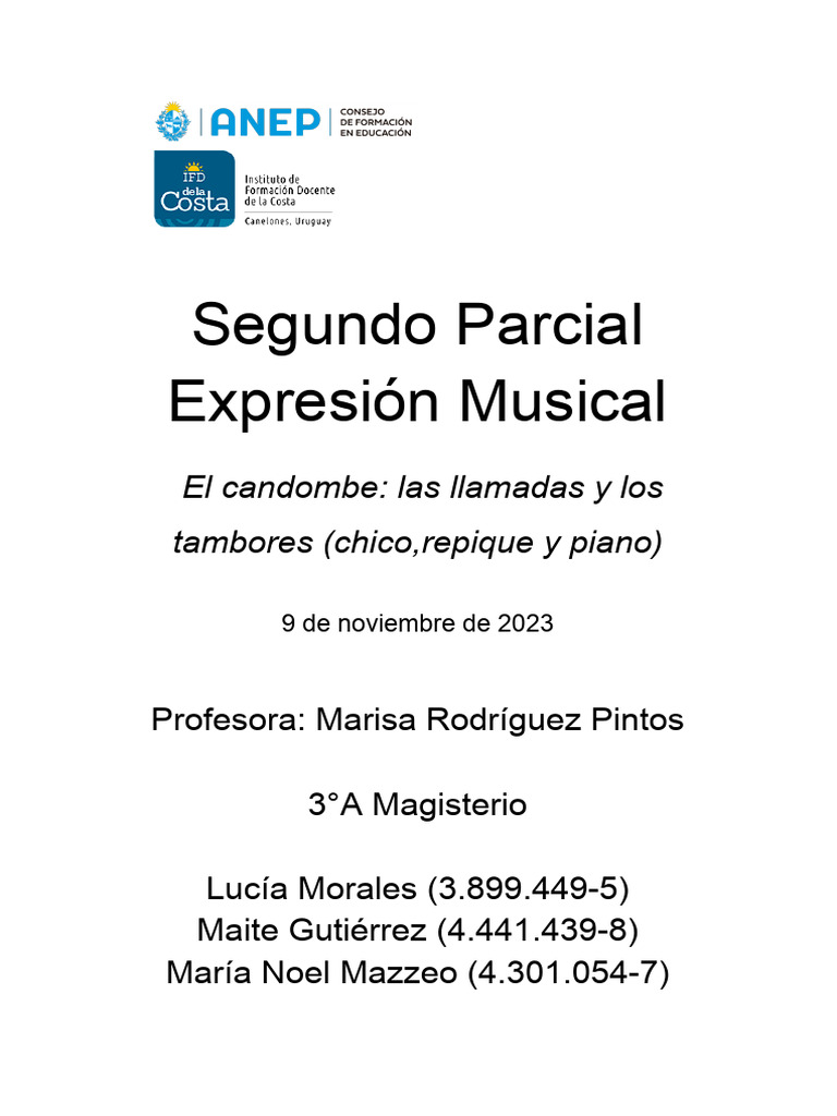 Expresión Musical | PDF