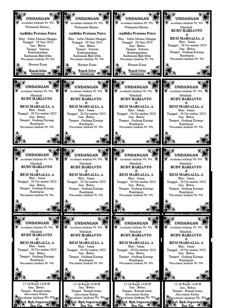 Dokumen - Tips Undangan Rokok 1 | PDF