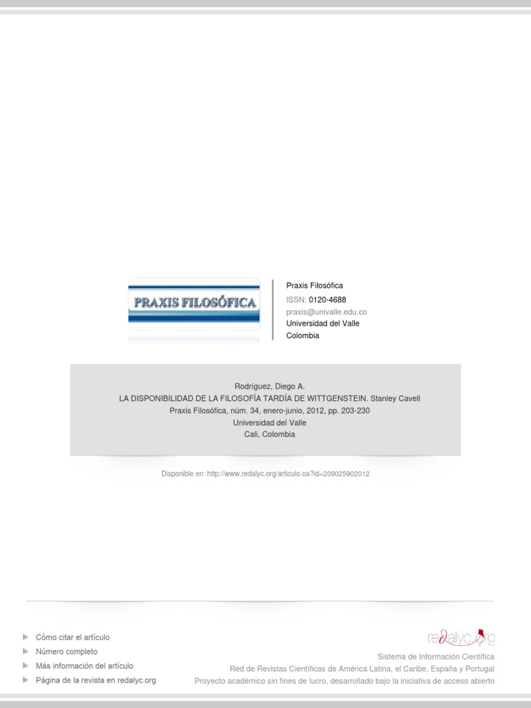Stanley Cavell Wittgenstein | PDF | Ludwig Wittgenstein | Verdad