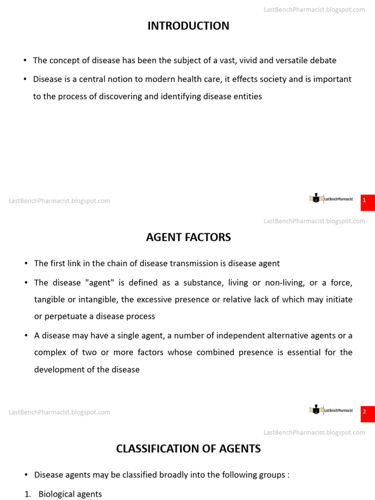 Agent Factors, Risk Factors | PDF | Infection | Nutrition