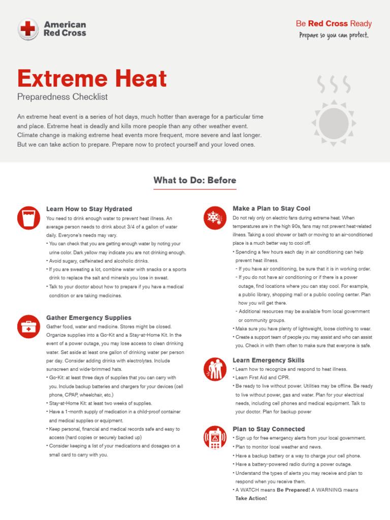 Extreme Heat Safety | PDF | Heat Wave | Hyperthermia