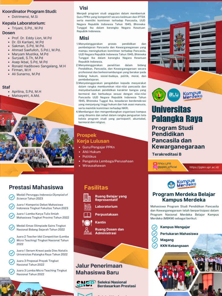 Brosur Program Studi Pendidikan Pancasila Dan Kewarganegaraan | PDF