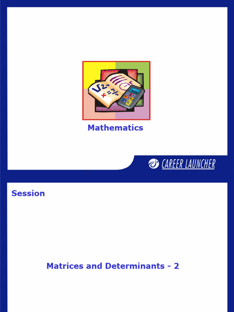 lecture_6_determinante_of_a_matrix | PDF | Matrix (Mathematics ... lecture_6_determinante_of_a_matrix | PDF | Matrix (Mathematics ...