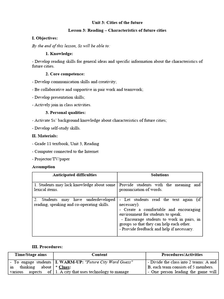 final lesson plan | PDF | Greenhouse Gas | Reading Comprehension