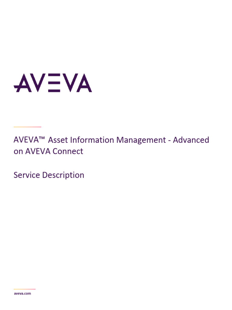 AVEVA_Asset_Information_Management_Advanced_on_AVEVA_Connect_v1.5 | PDF | Cloud Computing | Tag ...